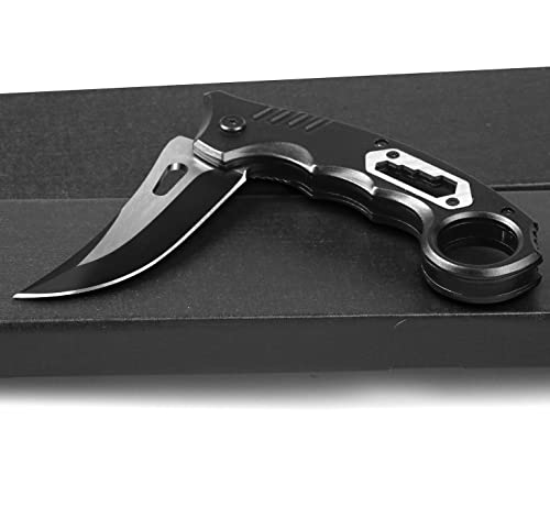 Arkey burds Pocket Knife, Folding Knife With Safety Lock And Clip For Camping, Fishing, Hiking, Outdoor Activities Home Improvement, Gifts For Men, Father, Husband, Boyfriend