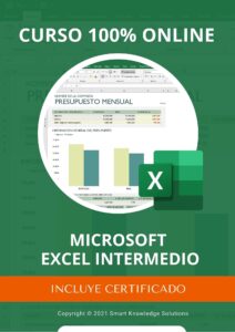 curso excel intermedio online | aprende a automatizar resúmenes esquemas y tablas en excel | incluye acceso al curso autoestudio+practica interactiva+videos+libro+ejercicios tipo+certificado