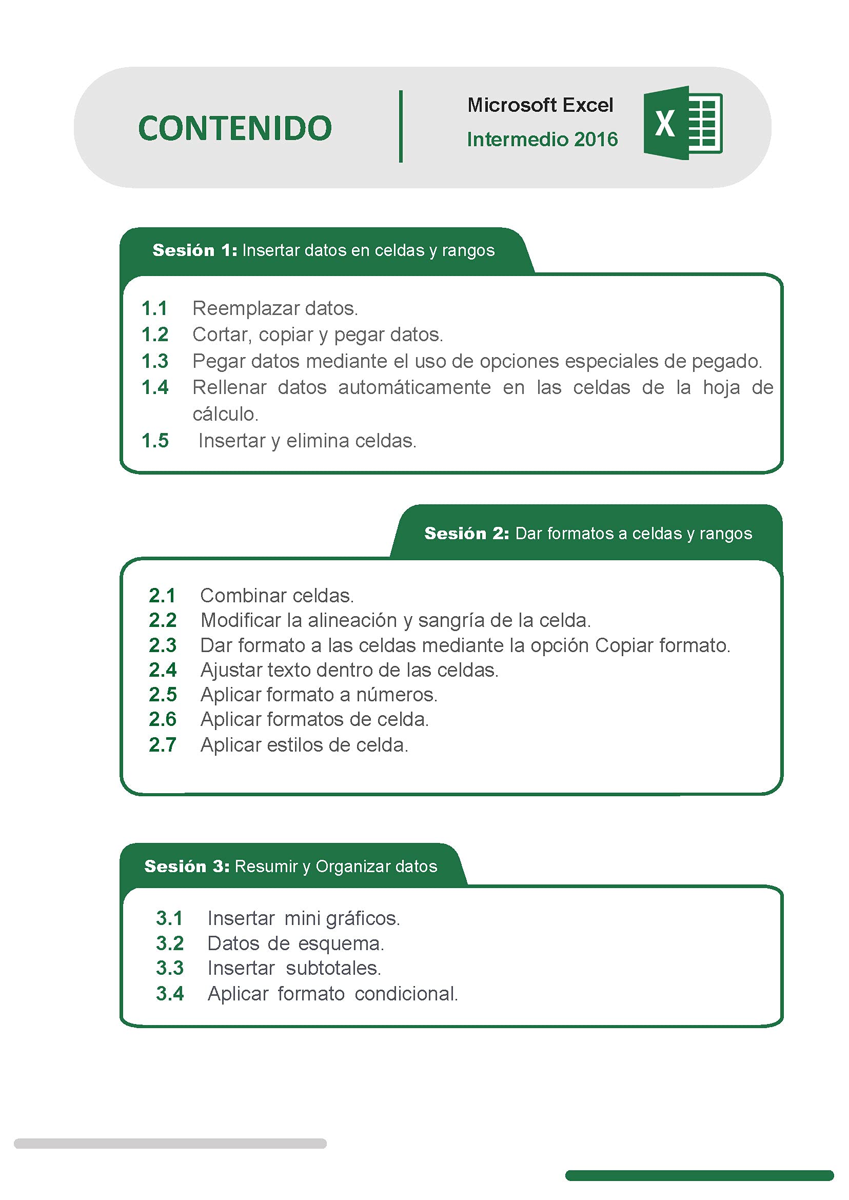 Curso Excel Intermedio Online | Aprende a automatizar resúmenes esquemas y tablas en Excel | Incluye Acceso al Curso Autoestudio+Practica Interactiva+Videos+Libro+Ejercicios Tipo+Certificado