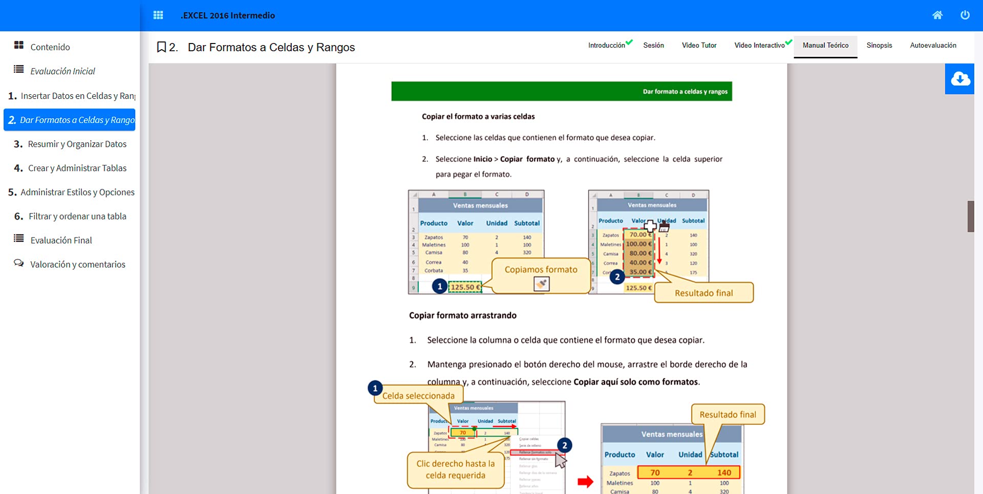 Curso Excel Intermedio Online | Aprende a automatizar resúmenes esquemas y tablas en Excel | Incluye Acceso al Curso Autoestudio+Practica Interactiva+Videos+Libro+Ejercicios Tipo+Certificado