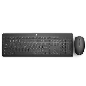 hp 230 wireless mouse and keyboard combo - 2.4ghz wireless connection - long battery life - durable & low-noise design - windows & mac os - adjustable 1600 dpi - numeric keypad (18h24aa#aba)