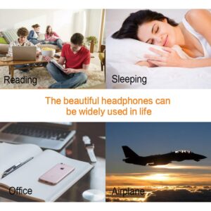 MAXROCK Sleep Earplugs - Noise Isolating Ear Plugs Sleep Earbuds Headphones with Unique Total Soft Silicone Perfect for Insomnia, Side Sleeper, Snoring, Air Travel, Meditation & Relaxation(wh) (Blue)