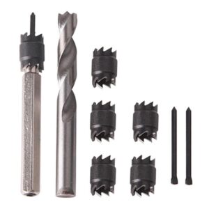 spot welder cutter set, 3/8" spot weld drill bits sheets metal hole cutter remover double sided for power drill spot welding