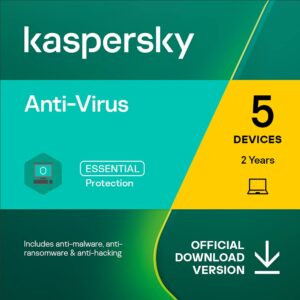 kaspersky anti-virus 2023 | 5 devices | 2 years | pc | online code