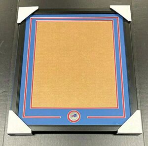 buffalo bills medallion frame kit 16x20 photo double mat vertical