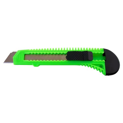 20 Safety Box Cutter Utility Knife Retractable Snap off Razor Blade NEON GREEN