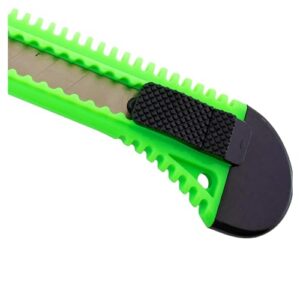 20 Safety Box Cutter Utility Knife Retractable Snap off Razor Blade NEON GREEN