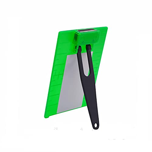 Laser Targets , YOTOM 2 Pack Magnetic Floor Target Plate with Stand for Green Beam Laser Level