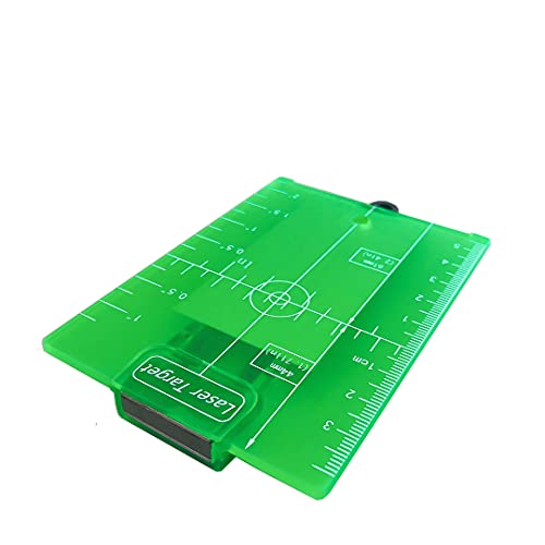 Laser Targets , YOTOM 2 Pack Magnetic Floor Target Plate with Stand for Green Beam Laser Level