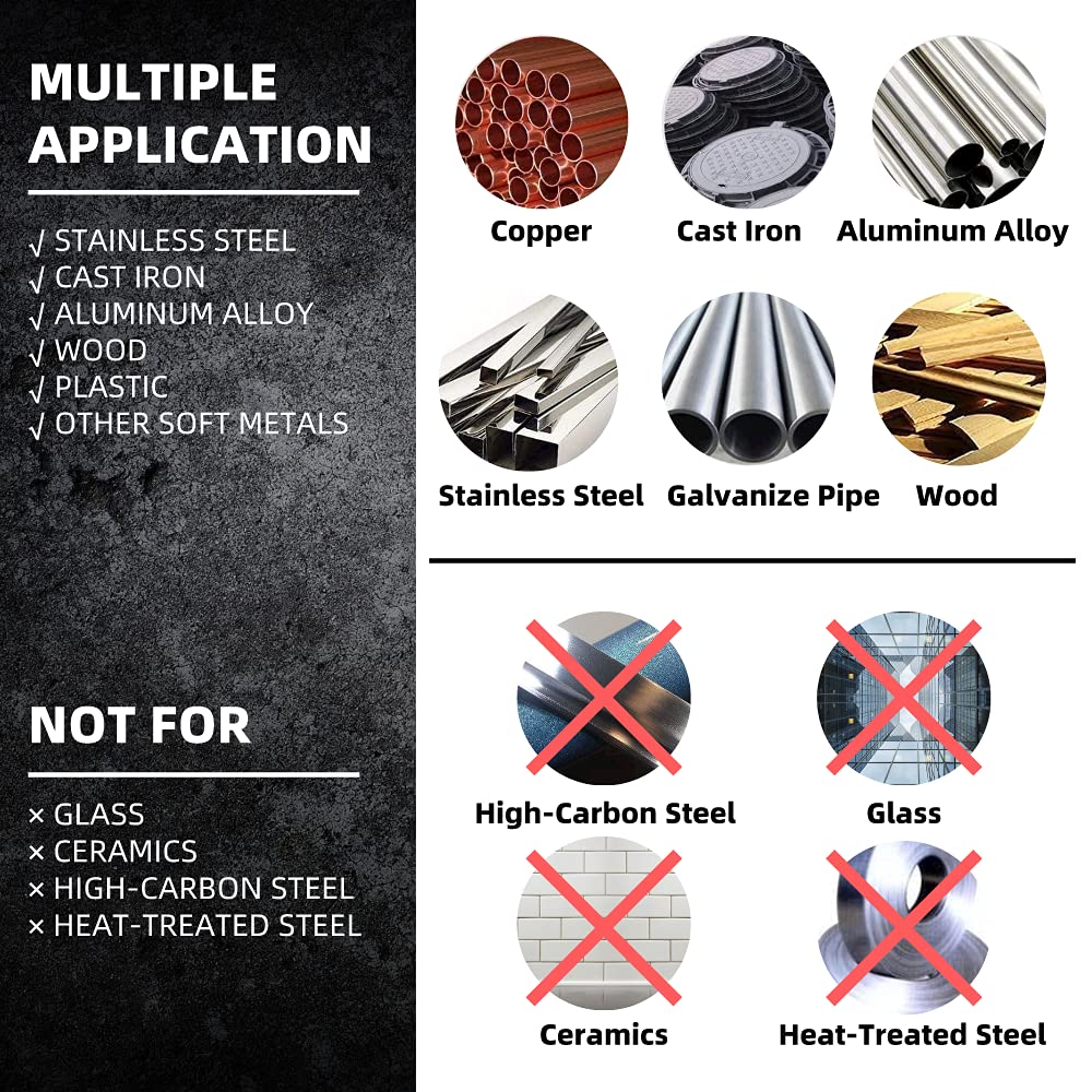 AresMro Cobalt Drill Bit Set- 3/16''(10PCS) M35 High Speed Steel, Twist Jobber Length for Metal, Cast Iron and Wood Plastic with Metal Indexed Storage Case