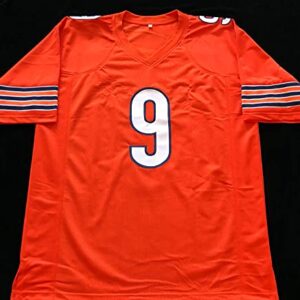 Robbie Gould Signed Autographed Orange Football Jersey Beckett COA - Size XL - Chicago Bears Legendary Kicker