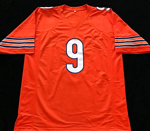 Robbie Gould Signed Autographed Orange Football Jersey Beckett COA - Size XL - Chicago Bears Legendary Kicker