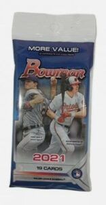 2021 bowman factory sealed cello fat pack (19 cards)