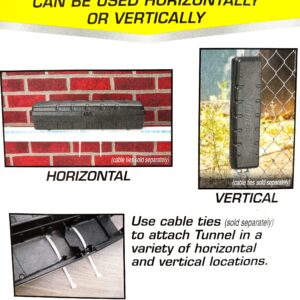 Tomcat Motomco Tunnel Trapping System - Full CASE Bait Station and Trap Station Includes 8 Individual Reusable Snap Traps | 4 Individual Tunnels in Set | Made in USA