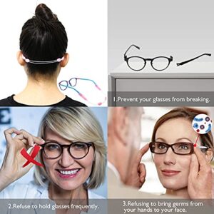 ANYGIFT Glasses Strap for Kids(10inch) 3 PCS Toddler Eyeglass Strap Sports Strap for Glasses Anti Slip Child Sunglass Strap