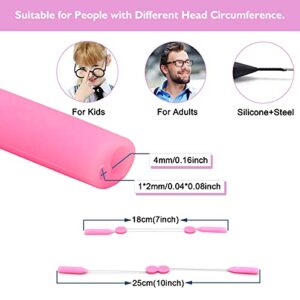 ANYGIFT Glasses Strap for Kids(10inch) 3 PCS Toddler Eyeglass Strap Sports Strap for Glasses Anti Slip Child Sunglass Strap