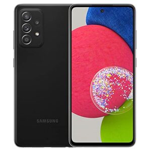 samsung galaxy a52 (5g) 128gb a526u (t-mobile/sprint unlocked) 6.5" display quad camera smartphone - black (renewed)