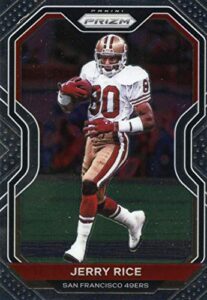 2020 panini prizm #291 jerry rice san francisco 49ers nfl football trading card