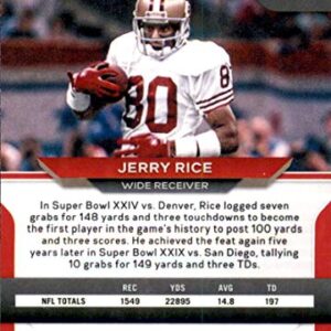 2020 Panini Prizm #291 Jerry Rice San Francisco 49ers NFL Football Trading Card