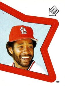 baseball mlb 1983 stickers #168 ozzie smith 3000 cardinals