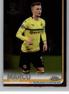 2018-19 2019 topps chrome uefa champions league #63 marco reus borussia dortmund soccer trading card