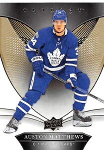 2018-19 upper deck trilogy #20 auston matthews toronto maple leafs nhl hockey trading card