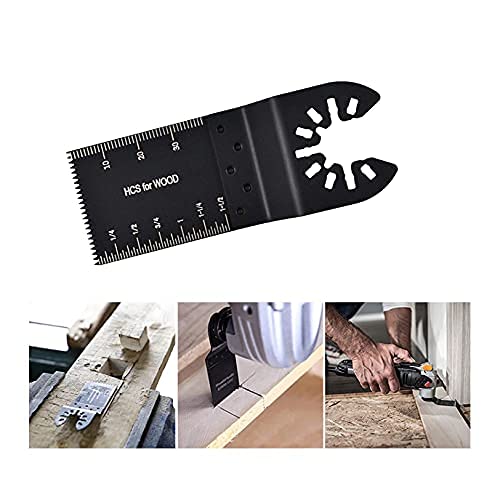 Professional Universal Oscillating Saw Blades,Wood Multitool Blades,Quick Release Durable Oscillating Tool,Multi Tool Blades Fit All Models, 100 Pcs