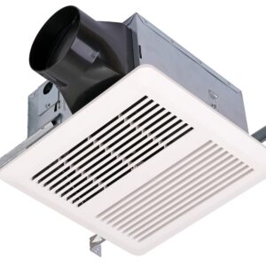 KAZE APPLIANCE SNP100 | 100 CFM | 0.8 Sone | No Attic Access Required Bathroom Ventilation Exhaust Extractor Fan