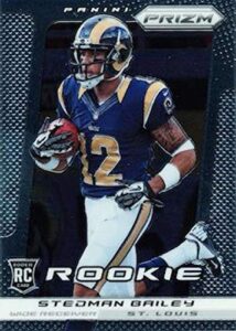 2013 panini prizm rookies #286 stedman bailey rams nfl football card (rc - rookie card) nm-mt