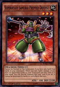 2016 yu-gi-oh breakers of shadow 1st edition #boshen009 superheavy samurai prepped defense c