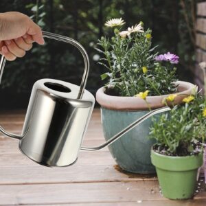 Cabilock Watering Can Flower Watering Pot Spout Watering Kettle Flower Gardening Tool Kids Metal Water Bottles Plant Potted Kettle Antique Child Galvanized Stainless Steel Garden Supplies