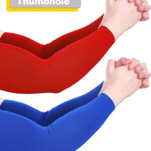 Bememo 12 Pairs Unisex UV Protection Sleeves Long Arm Cooling Cover Sleeves