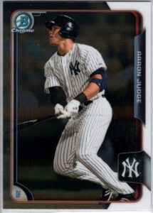 2015 bowman chrome draft #150 aaron judge yankees mlb baseball