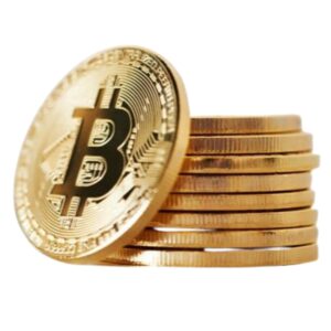 10 pcs bitcoin coin souvenir with coin case, physical bitcoin collection, gold plated bitcoin for commemoration, crypto currency coin btc for gift, gold bitcoin tokens