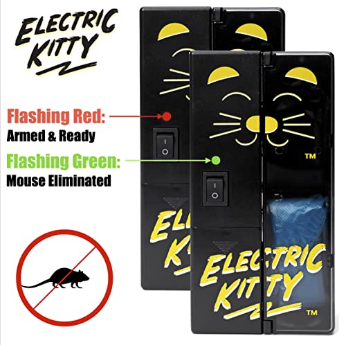 Electric Kitty Electronic Mouse Trap Indoor Outdoor Zapper Traps Mice Rodent Eliminator