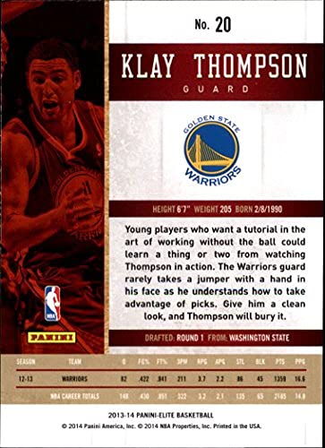 2013-14 Elite #20 Klay Thompson