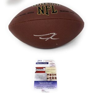 Tee Higgins Cincinnatti Bengals Signed Autograph Replica Football JSA Certified