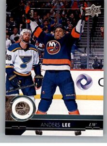 2017-18 upper deck #369 anders lee ny islanders