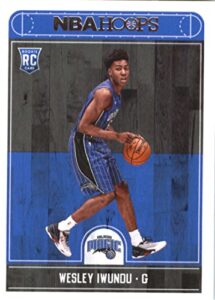 2017-18 panini hoops #283 wesley iwundu nm-mt magic