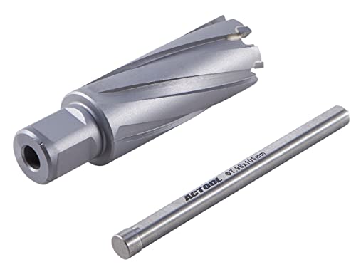 ACTOOL 1-1/16'' Diameter x 2'' Depth of Cut Carbide Tipped TCT ANNULAR Cutter with 3/4'' Weldon Shank