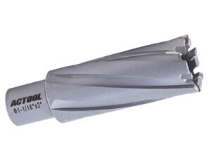 actool 1-1/16'' diameter x 2'' depth of cut carbide tipped tct annular cutter with 3/4'' weldon shank