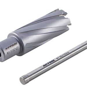 ACTOOL 1-1/16'' Diameter x 2'' Depth of Cut Carbide Tipped TCT ANNULAR Cutter with 3/4'' Weldon Shank