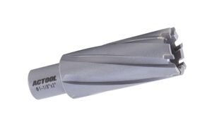 actool 1-1/8'' diameter x 2'' depth of cut carbide tipped tct annular cutter with 3/4'' weldon shank