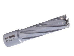 actool 11/16''diameter x 2'' depth of cut carbide tipped tct annular cutter with 3/4'' weldon shank