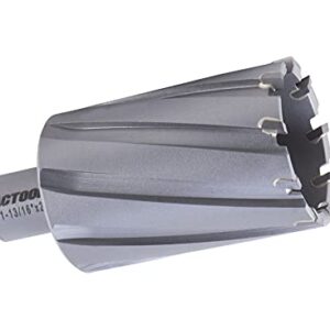 ACTOOL 1-13/16'' Diameter x 2'' Depth of Cut Carbide Tipped TCT ANNULAR Cutter with 3/4'' Weldon Shank