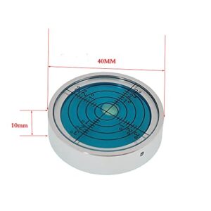 XMLEI Level fan small high precision level universal direction bubble level horizontal bead circular horizontal bubble (40mm)