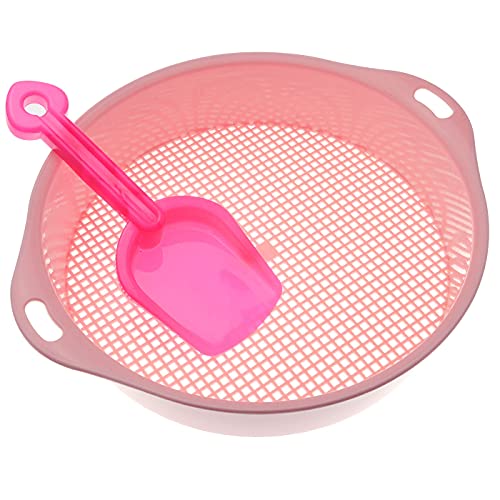 Ruiwaer 2PCS Plastic Mesh Screen and Shovel Kit Sifting Pan Garden Potting Sieve