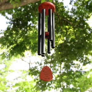 Memorial Windchimes for Loss of Mom Mother Prime Sympathy Gifts for Loss of Mother Bereavement Beech Wooden Windchimes in Memory of Loss of Love One Remembrance Outdoor Garden Yard Home Déco