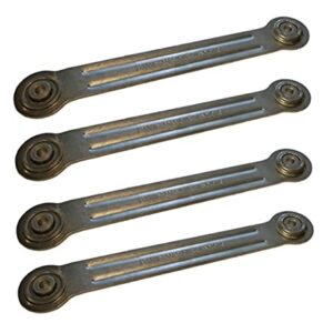 Patio Glider Replacement Bearing Bracket Rocker Arm Hardware Repair Kit for Outdoor and Indoor Furniture Adirondack Chair - 9" Length - 4 Pack