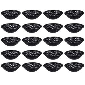 20pcs flower pot gaskets flower pot hole mesh pad round bowl shape bonsai pot bottom grid mat mesh plant pot garden drainage mesh hole screens size flower pot hole mesh mat m flowerpot bottom mat